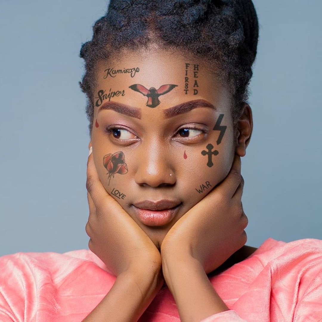 Kodak Black Temporary Face Tattoos Set - Kodak Black Face Tattoos ...