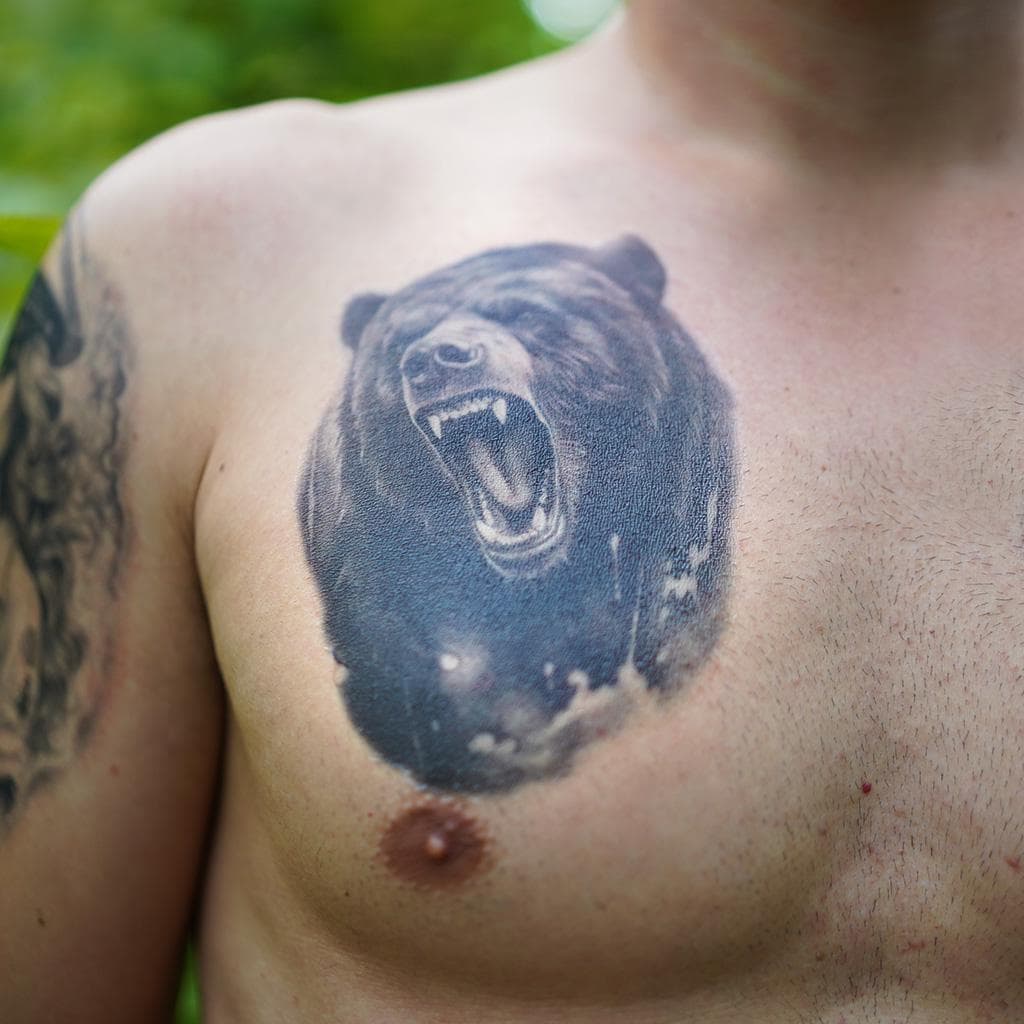 Manly Bear Tattoos