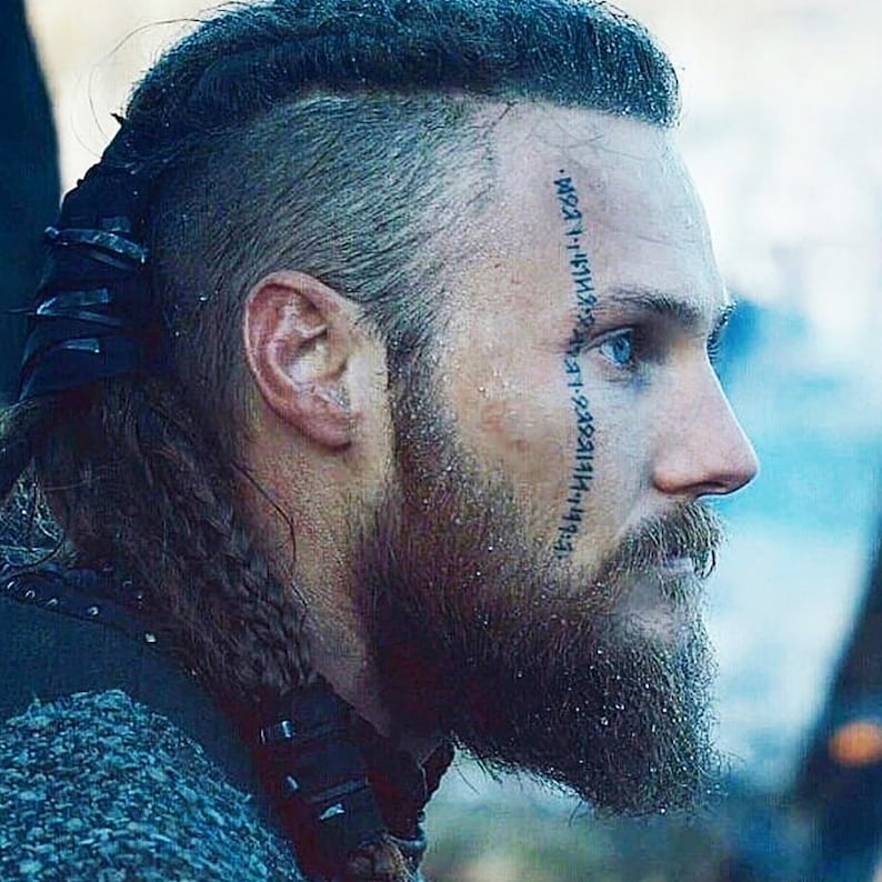 Ubbe Inspired Tattoo set of 2 Ubbe Temporary Tattoo / Ubbe | Etsy