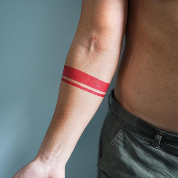 Red Band Wrist Tattoos