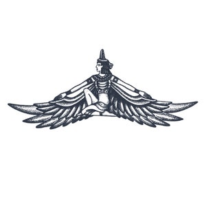 Tatuaje de la Diosa Isis Tatuaje de Isis / Tatuaje temporal de Isis ...