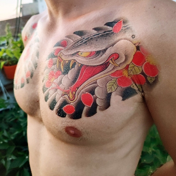 Chest Piece Tattoo