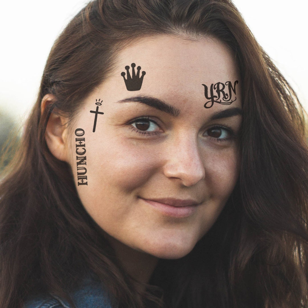 Quavo Temporary Tattoos Set - Quavo Face Tattoos / Quavo Halloween ...