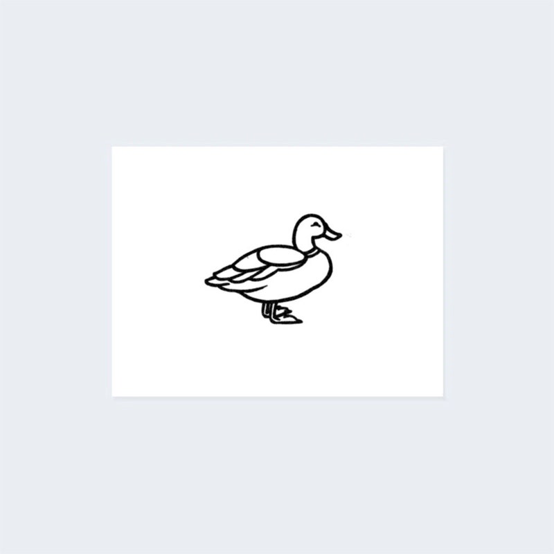 Duck Temporary Tattoos - Etsy