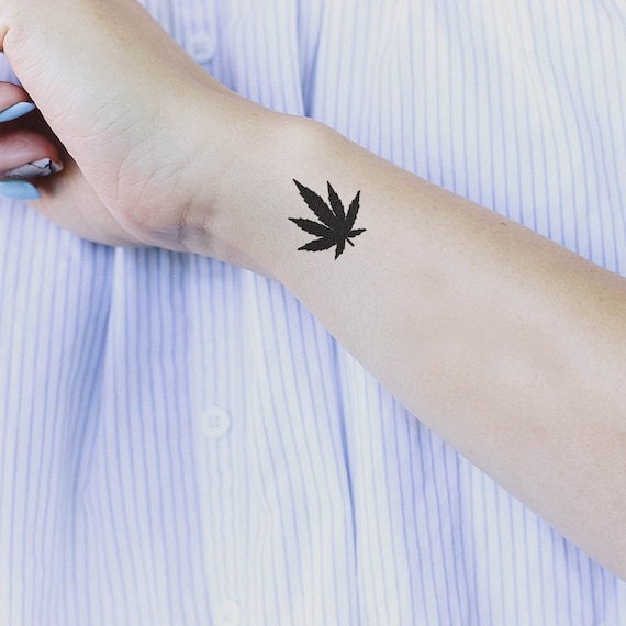 Simple Weed Tattoo