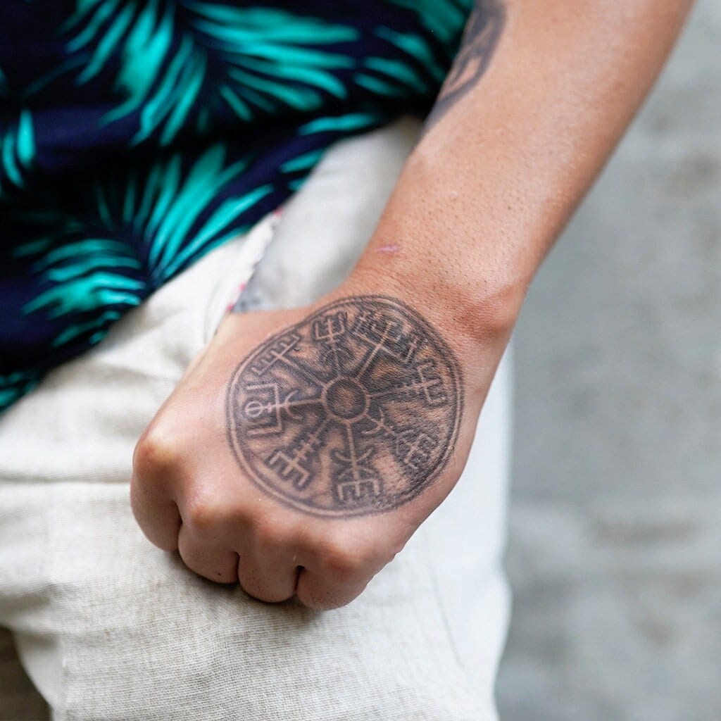 Viking Compass Tattoo