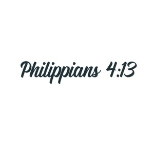Philippians 4:13 Tattoo (set of 2) - Philippians Temporary Tattoo ...
