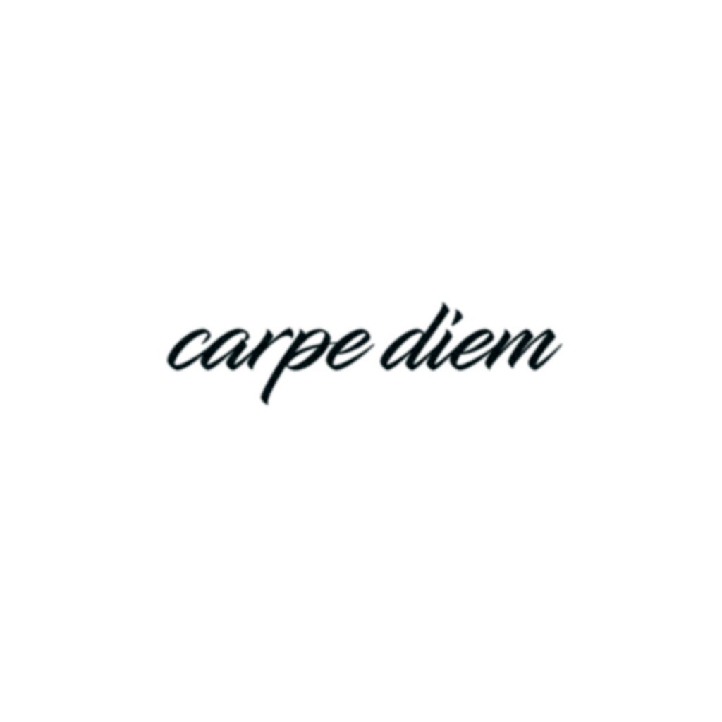 Carpe Diem Tattoo (set of 2) - Latin Saying Tattoo / Carpe Diem ...