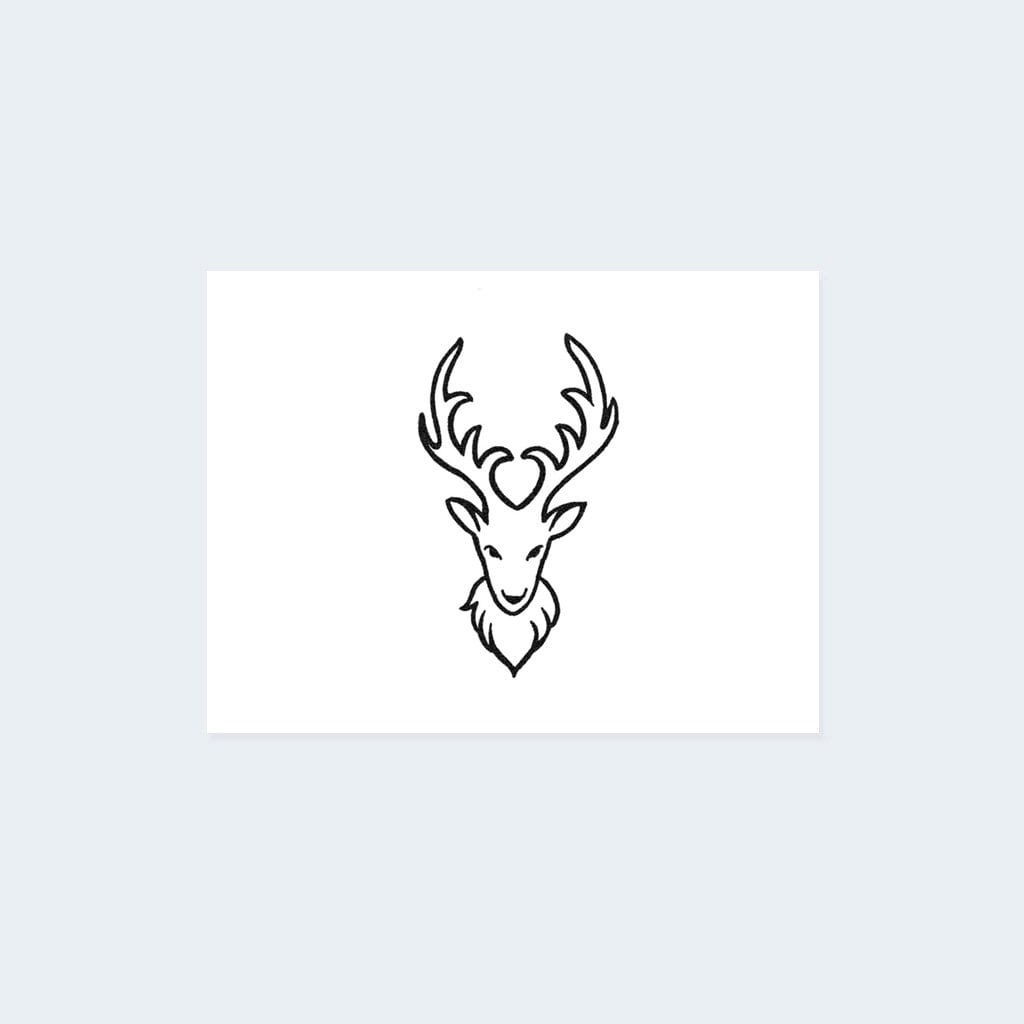 Tatuaggio Logo Cervo Mimetico