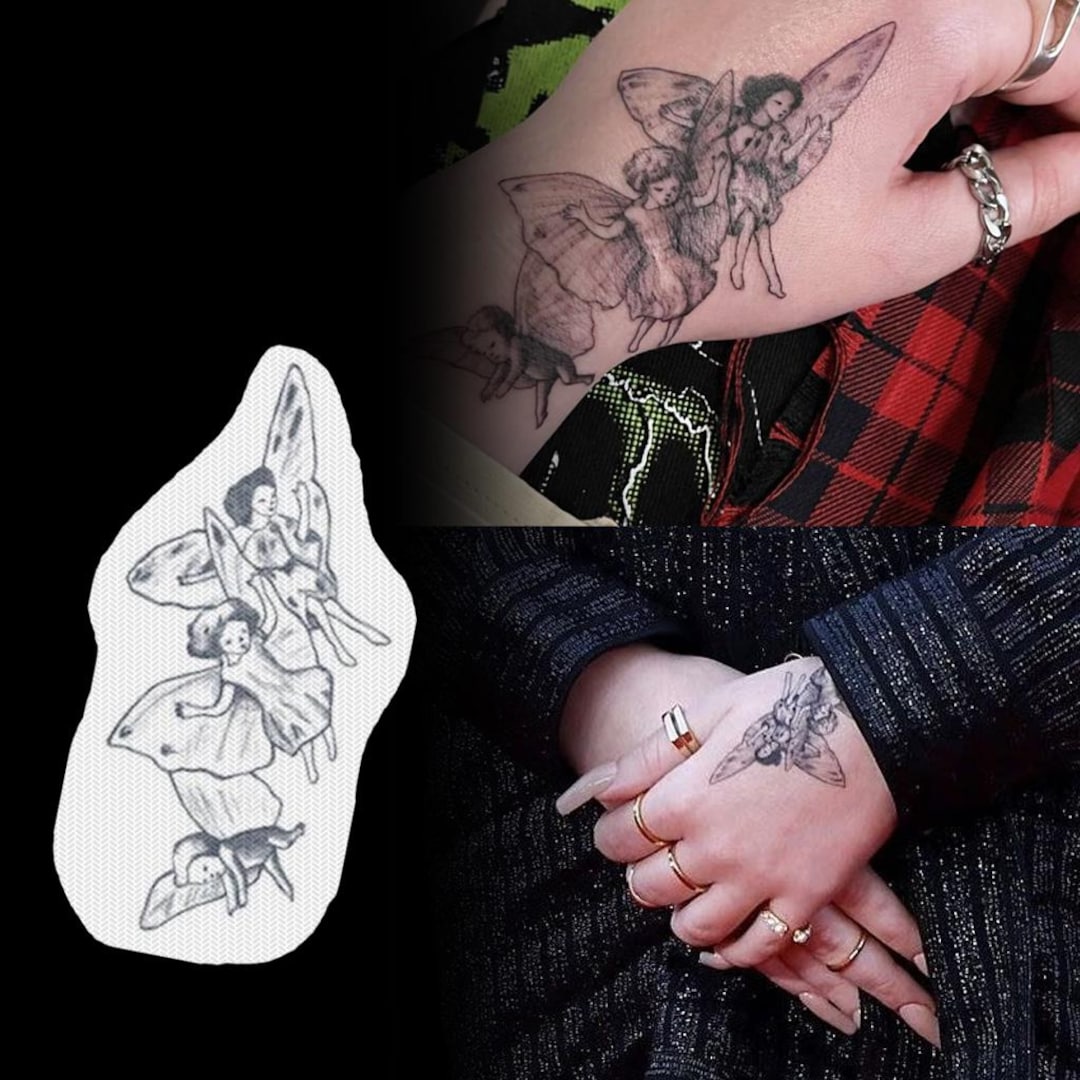 Billie E. Wrist Tattoo - Billie Temporary Tattoo / Fairy Tattoo / Wrist ...