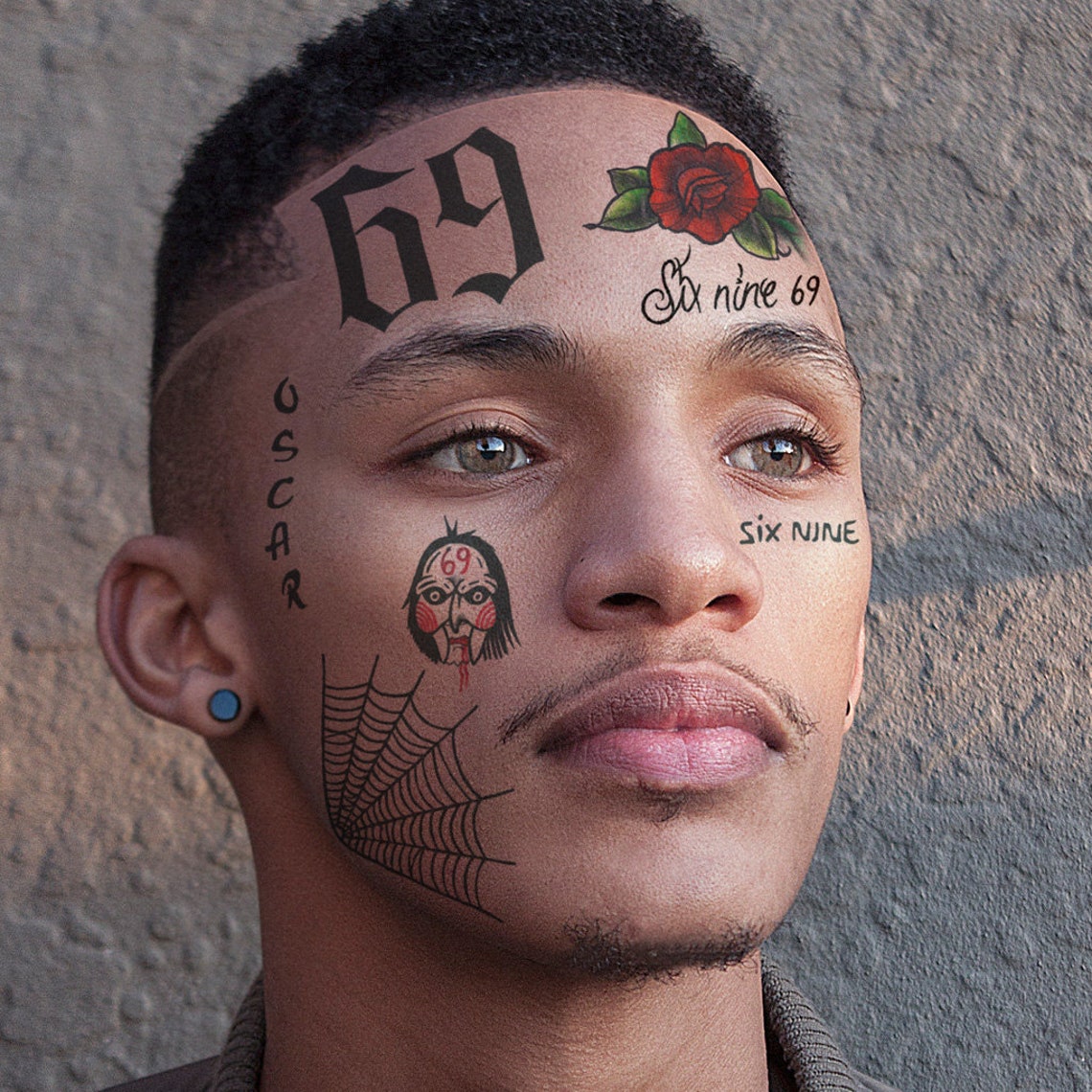 6ix9ine temporäre Tattoos Set - 6ix9ine temporäre Tattoos / 6ix9ine ...
