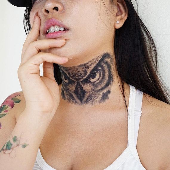 Neo Traditionele Uil Tatoeage Ik Ben Een Tatoeëerder Die Van Vogels