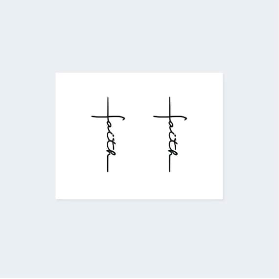 Faith Cross Tattoo