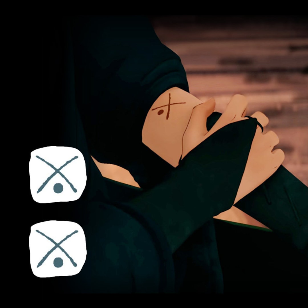 Mizu Samurai Tattoo (set of 2) - Anime Temporary Tattoo / Cosplay ...