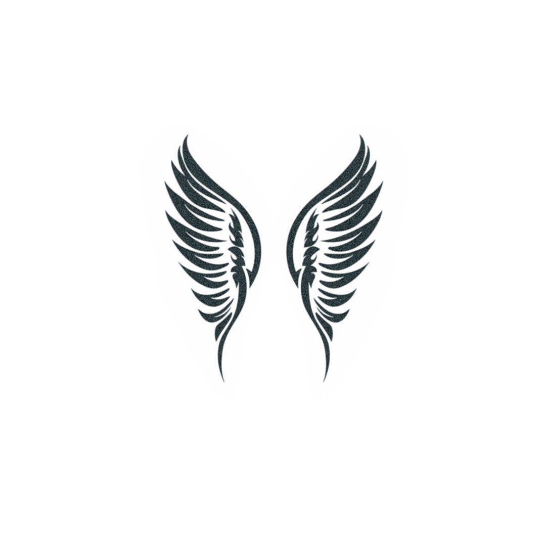 Small Wings Set - Small Wings Temporary Tattoo / Little Wings Tattoo ...