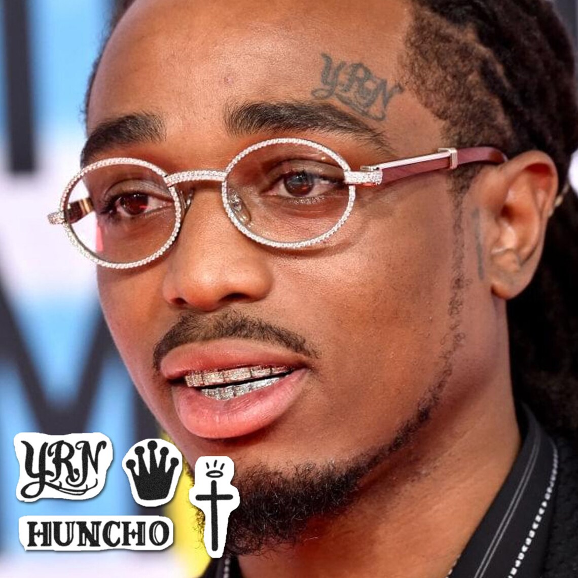 Quavo Temporary Tattoos Set - Quavo Face Tattoos / Quavo Halloween ...