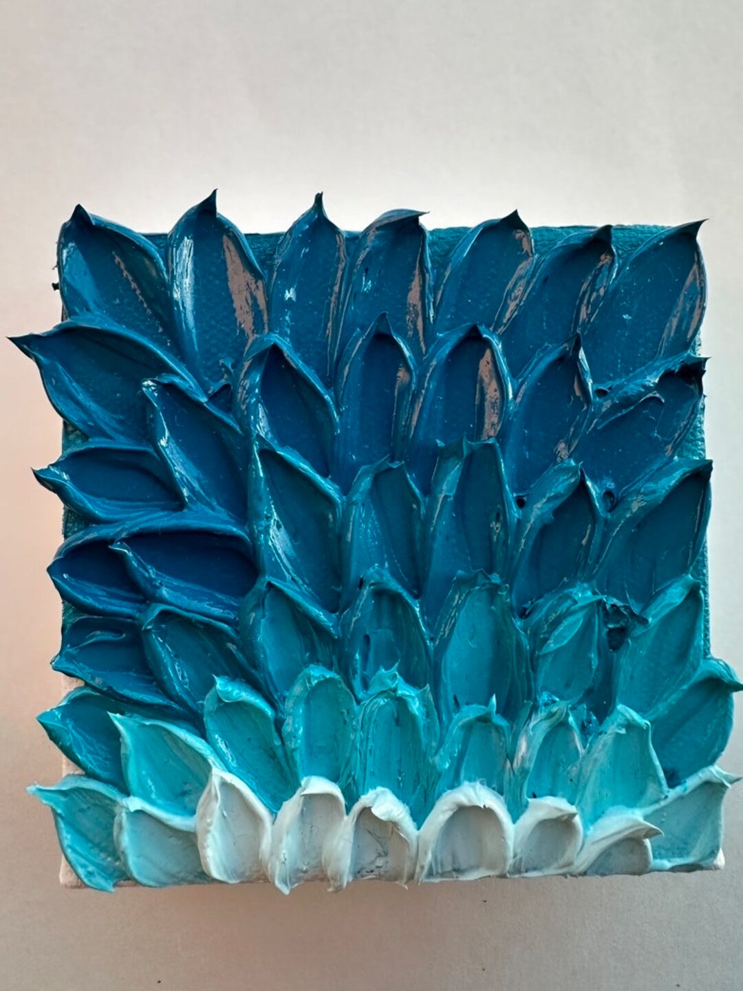 3D Abstract Acrylic Miniature Original Paintings - Etsy