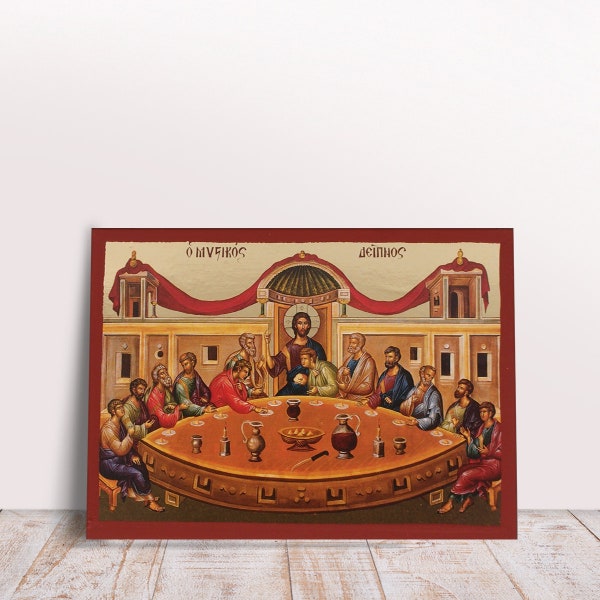 The Last Supper Orthodox Icon - Etsy