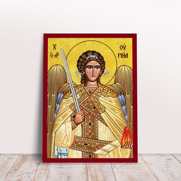 Archangel Uriel Icon - Etsy