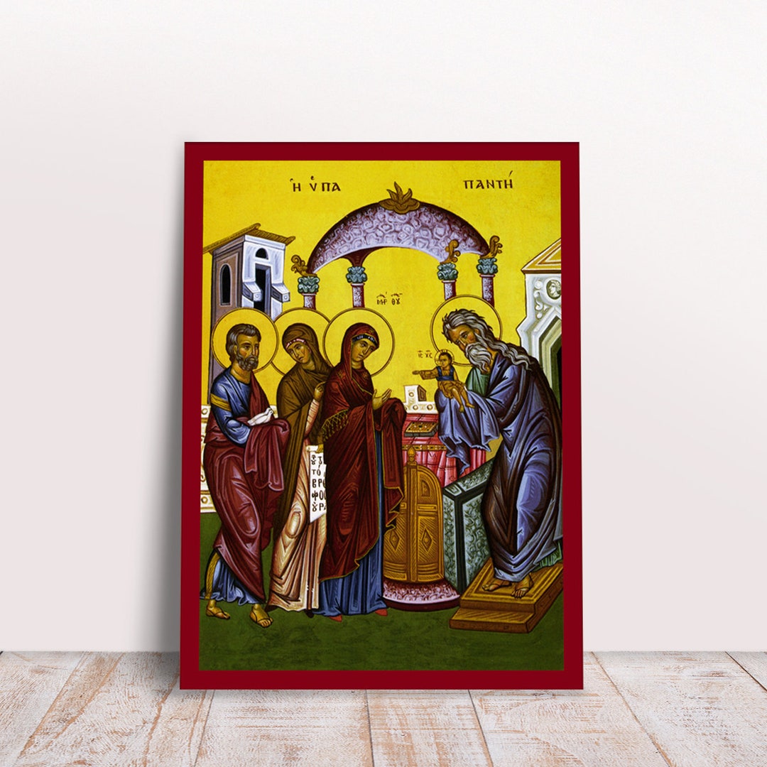 Presentation of Jesus Christ Greek Byzantine Orthodox Christian ...