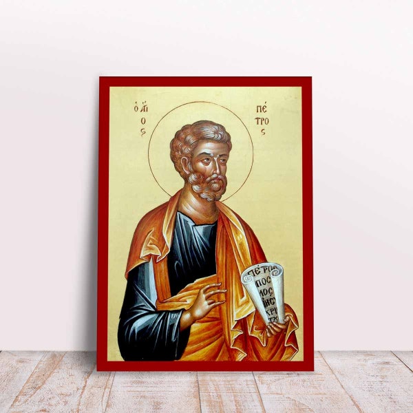 St. Peter Orthodox Icon - Etsy