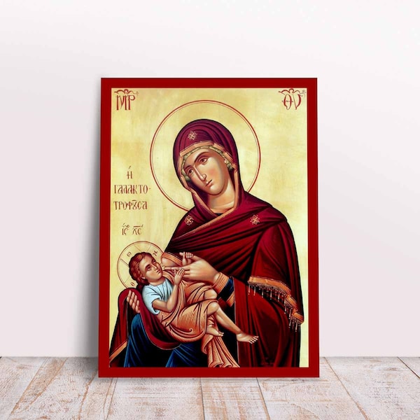 Virgin Mary Icon - Etsy