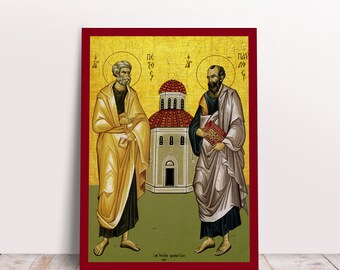 Saints Peter and Paul Icon - Etsy