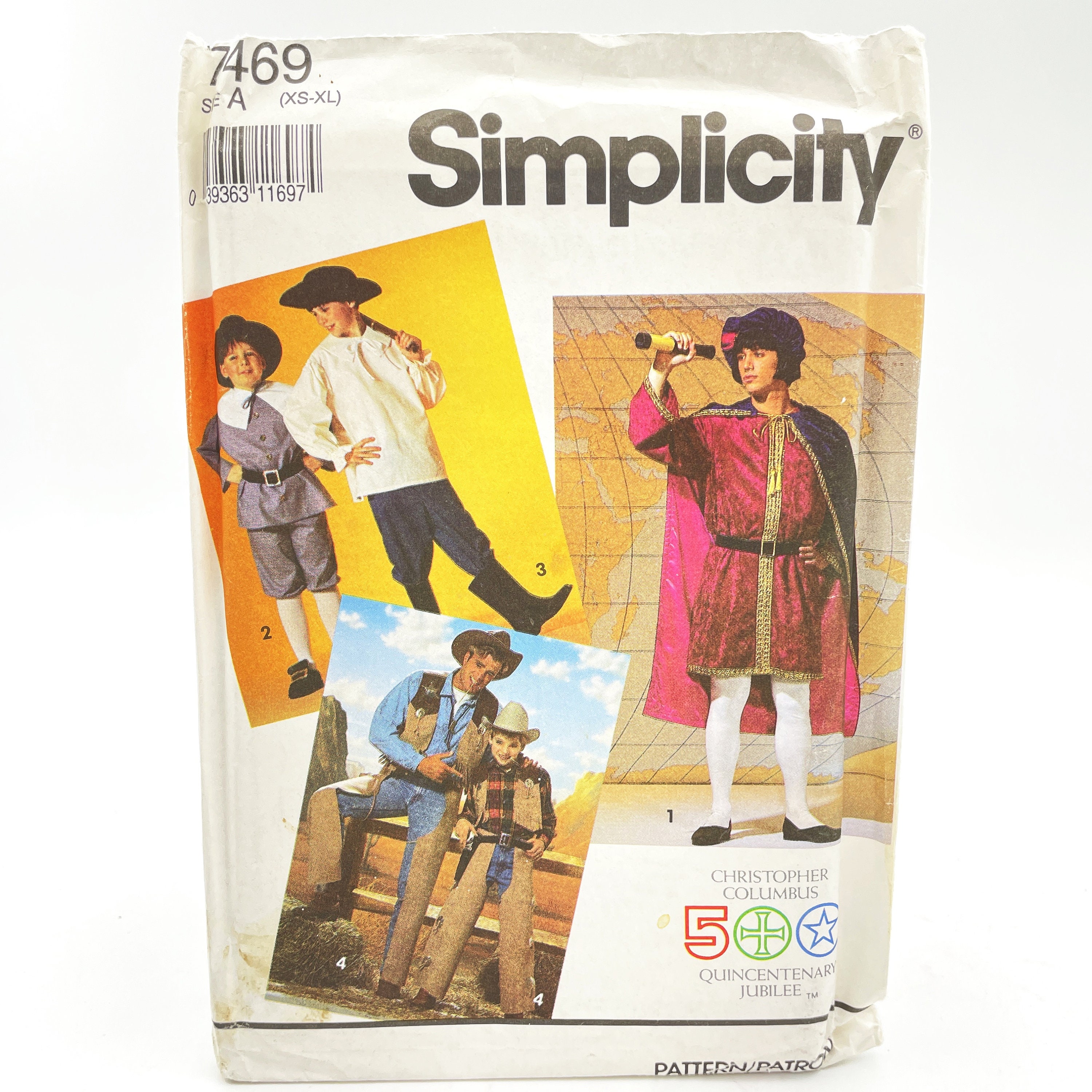 Mens Vintage Colonial Costume Patterns - Etsy