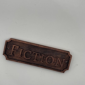 Bookshelf Sign Dividers for Library Decor Book Lovers - Etsy