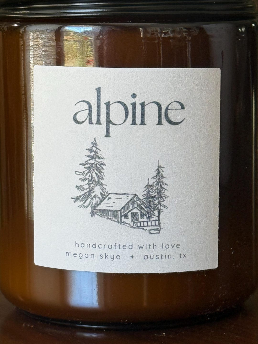 Alpine Candle | Amber Jar | Christmas Tree Scent | Fresh & Forested ...