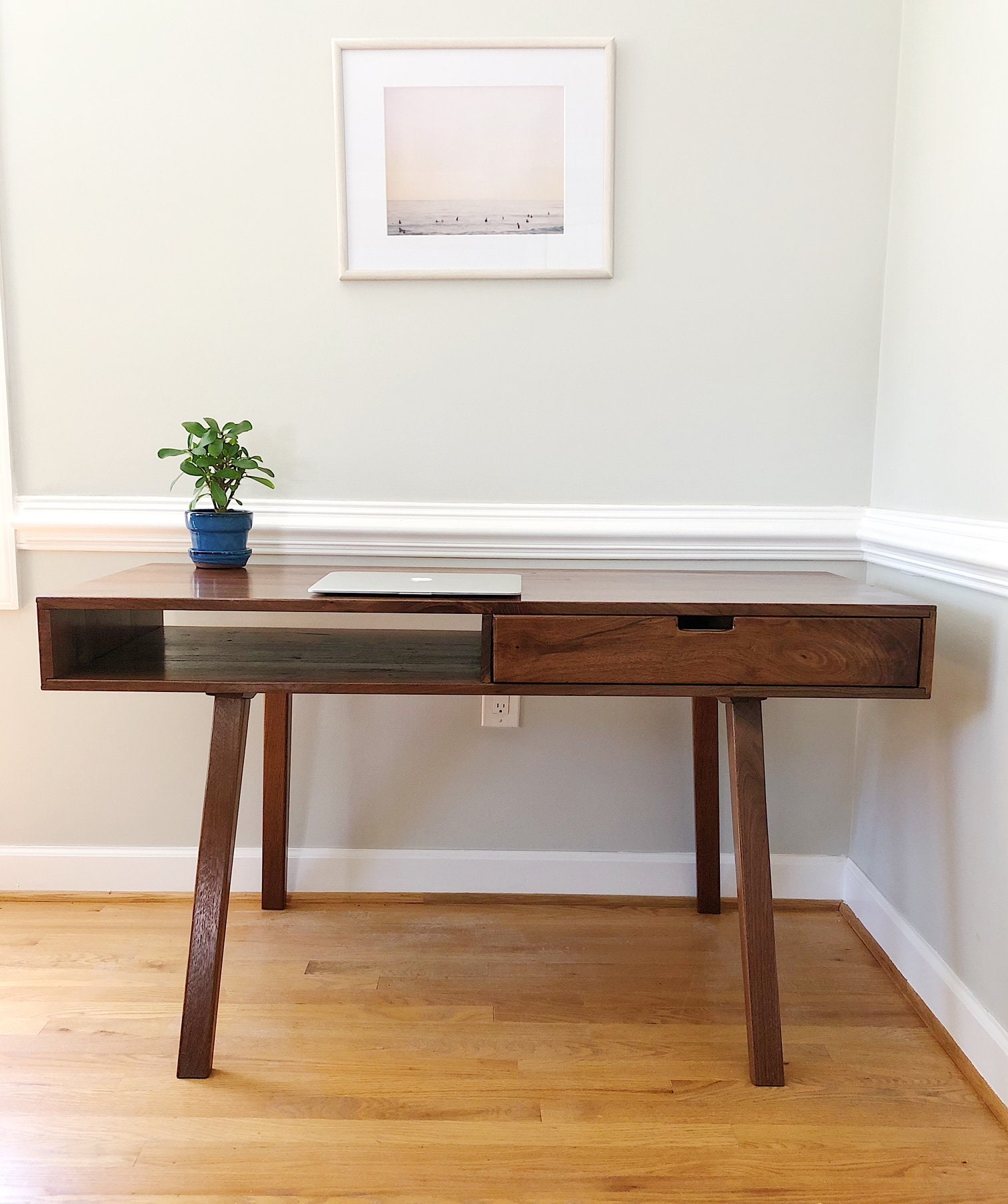 Wood mid century zarek desk store