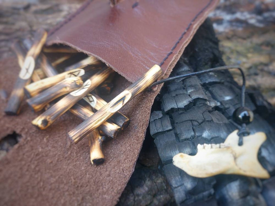 Fire Runes With Bag Norse Pagan Viking Runes Gothic - Etsy