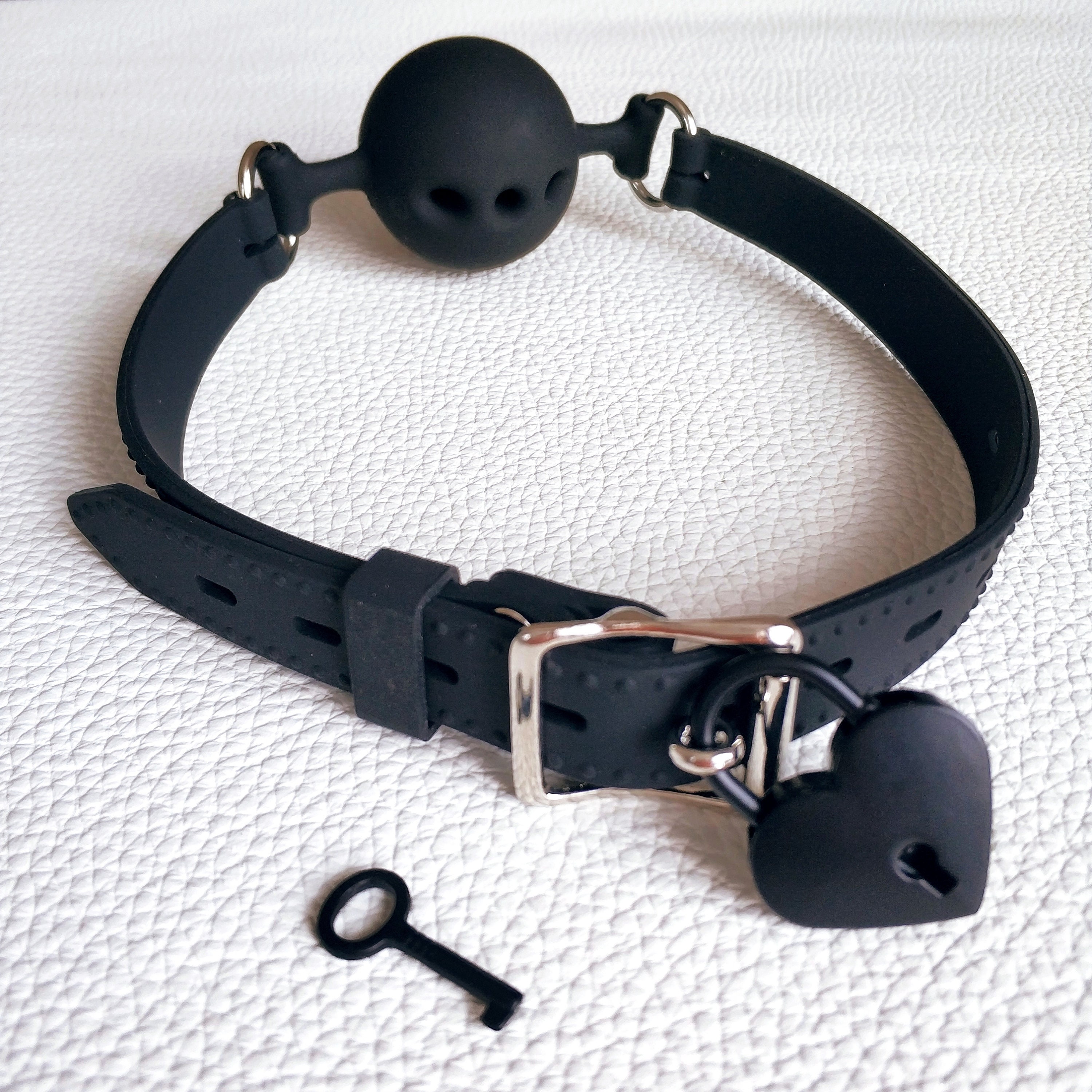 Black Ball Gag Harnes Mouth Plug Silicone Gag Slave Restraint - Etsy Canada