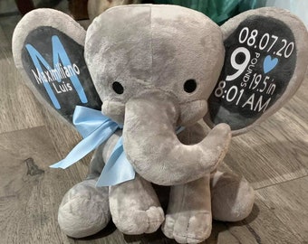 Elephant Birth Stat | Etsy