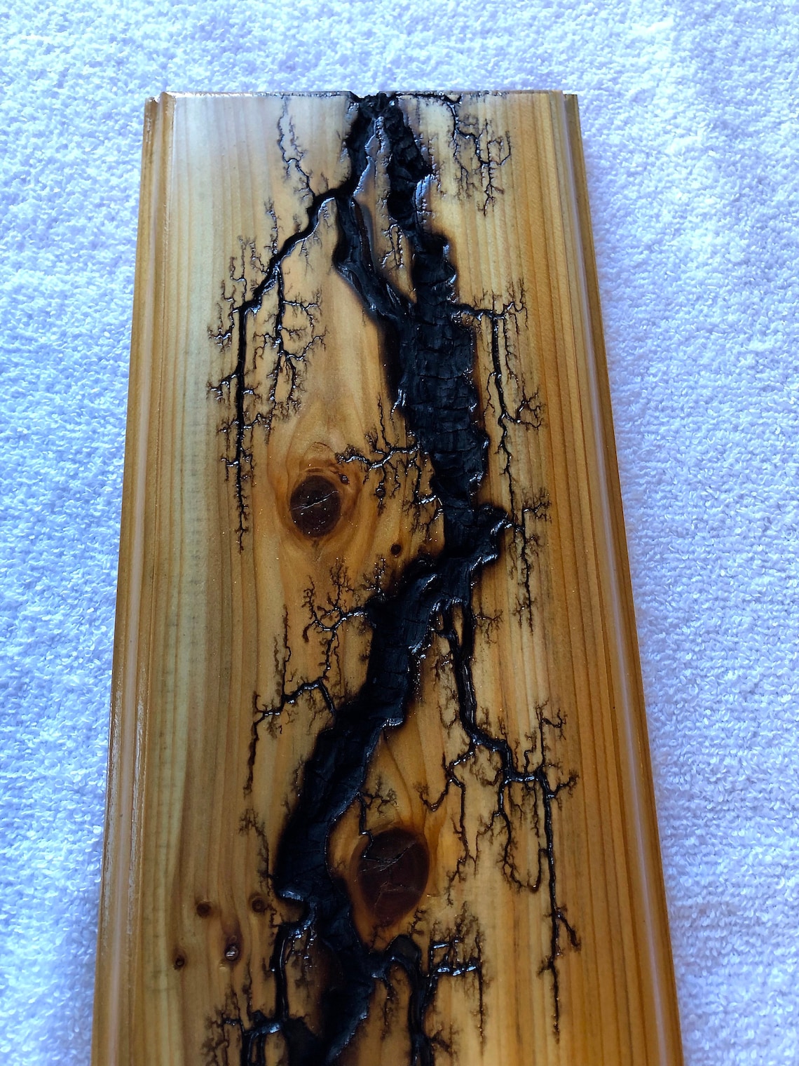 LONGSHOT Fractal burn fractal art high voltage wood burn | Etsy