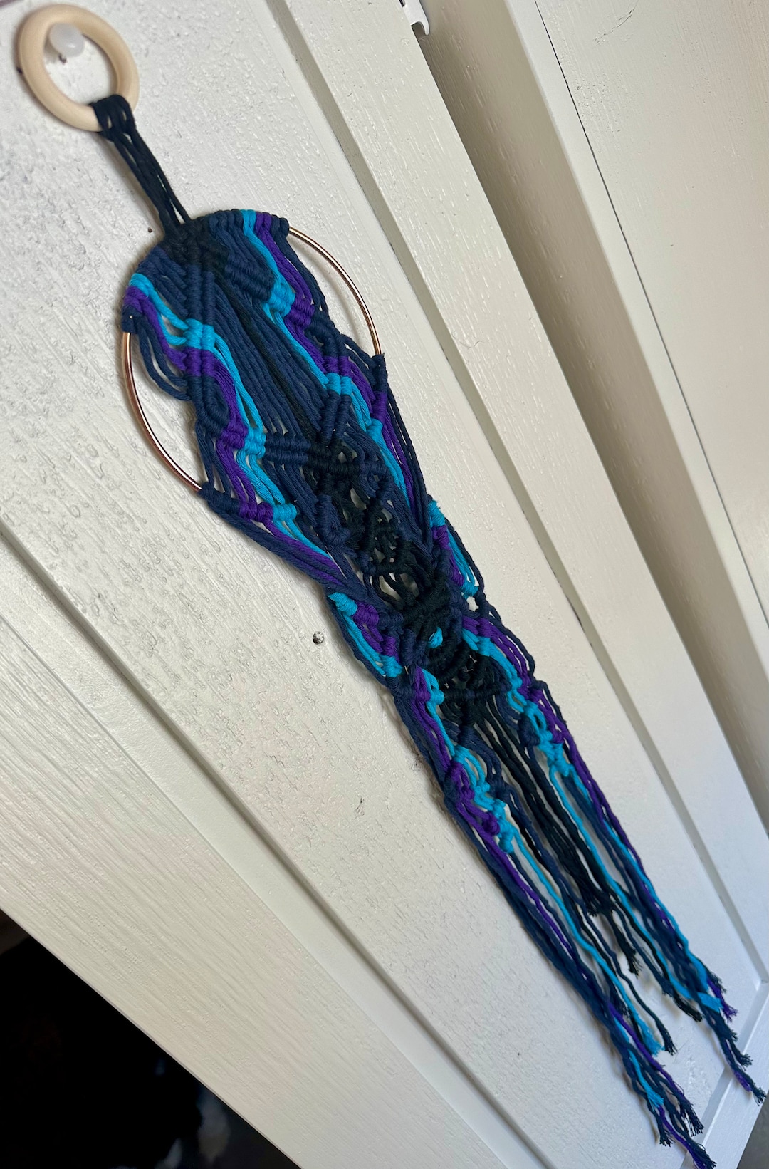 Evil Eye Waterfall Macrame Wall Hanging - Etsy