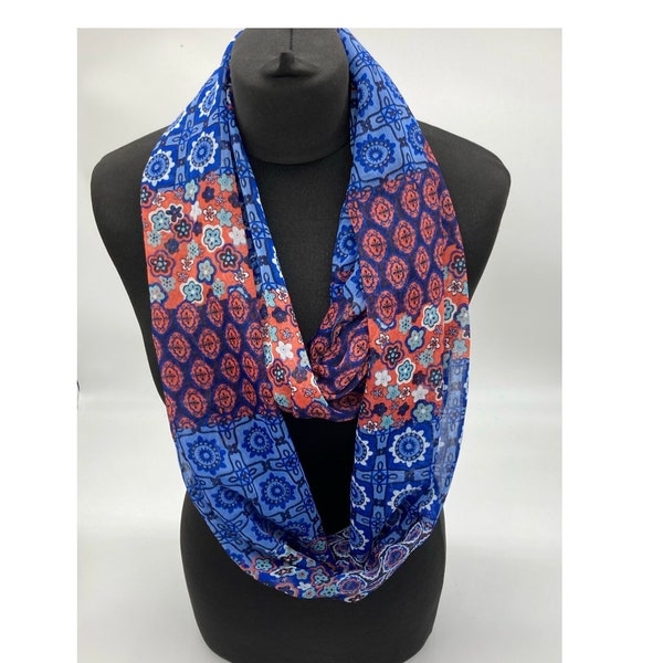 Coral Infinity Scarf - Etsy