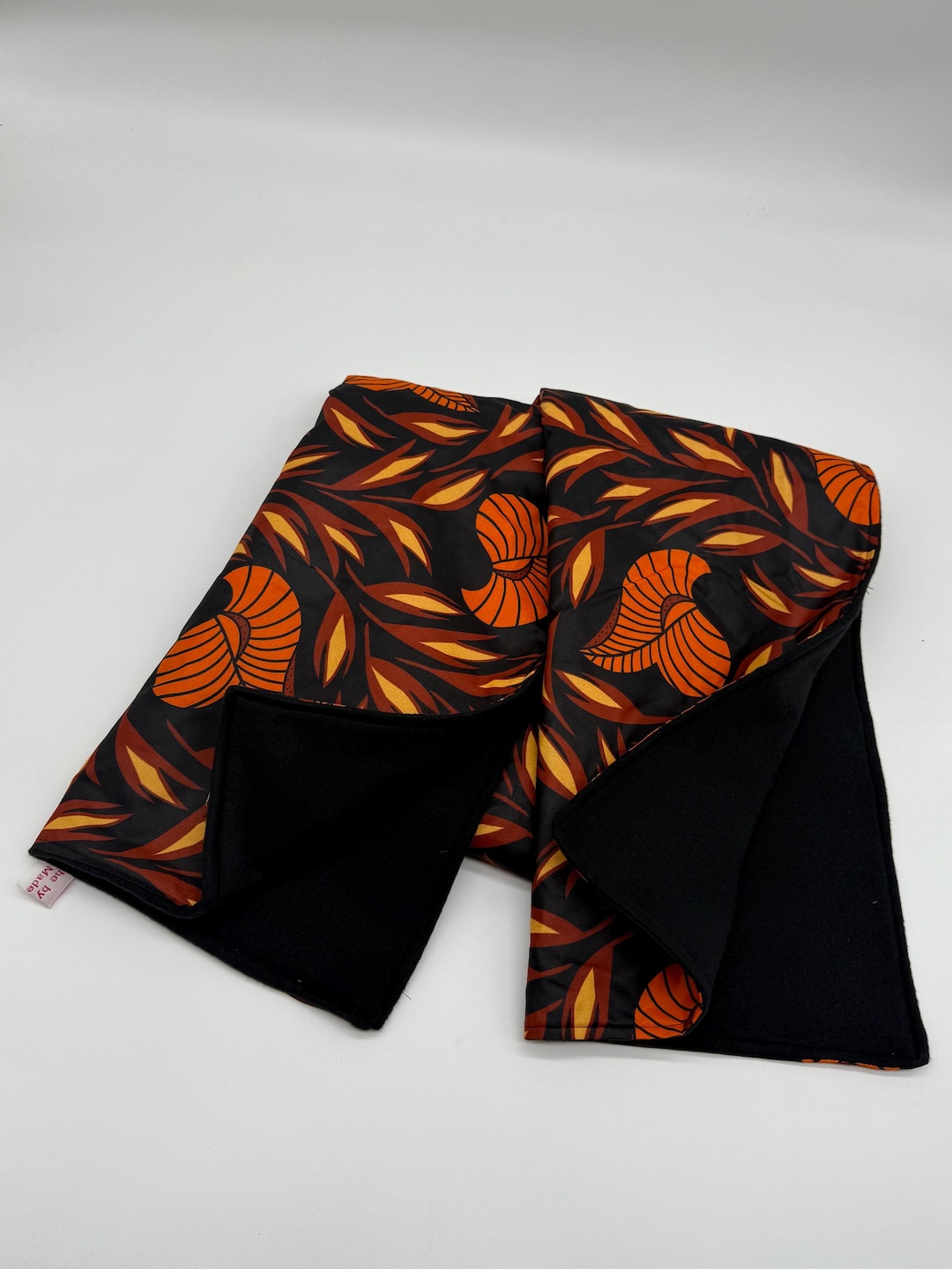 Fleece Lined Ankara Scarf , Unisex Winter Scarf , African Print Autumn ...