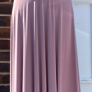 Dusty Pink Multi-way Dress, Bridesmaids Dress, Infinity Gown, Custom ...