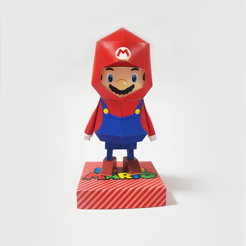Super Mario Paper Craft Template Files Origami , Digital Files ...