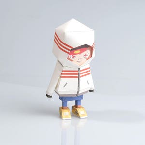 019_hiphop_monkey [ Paper Craft , Origami , Template Files , Digital ...