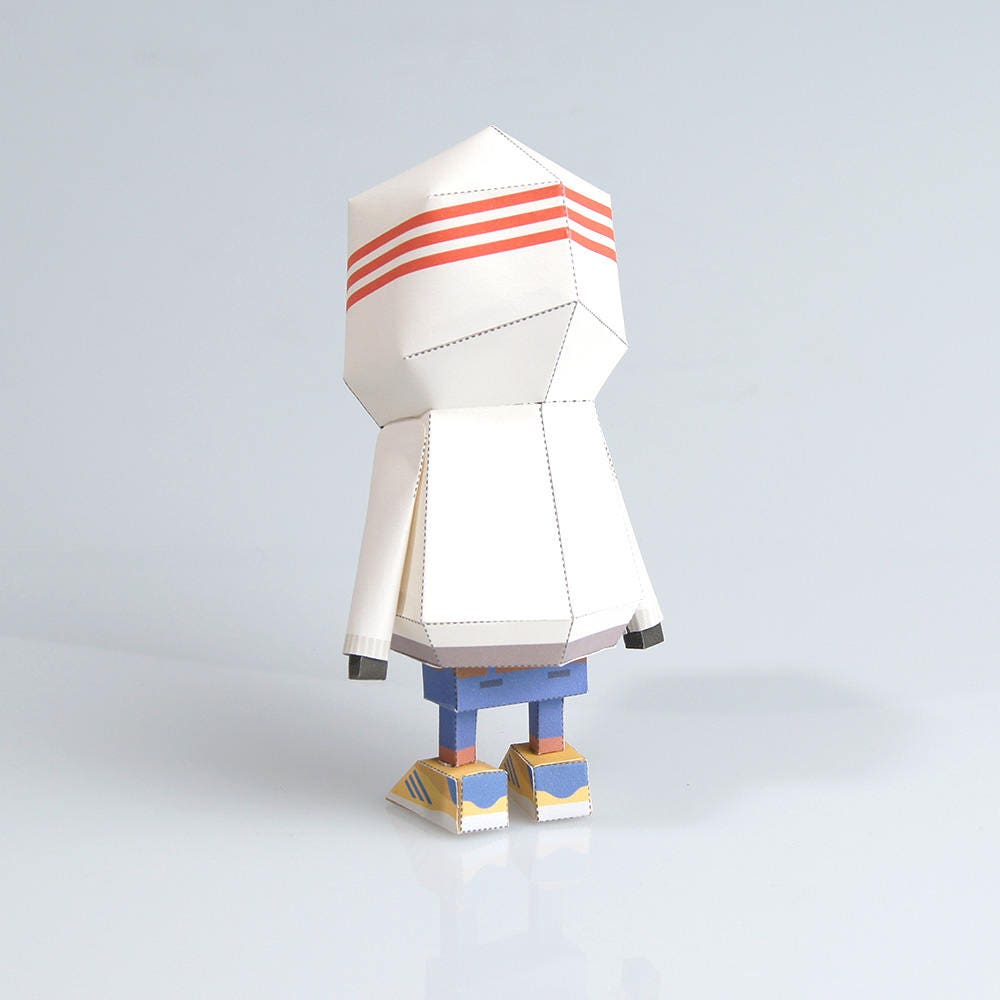 019_hiphop_monkey [ Paper Craft , Origami , Template Files , Digital ...