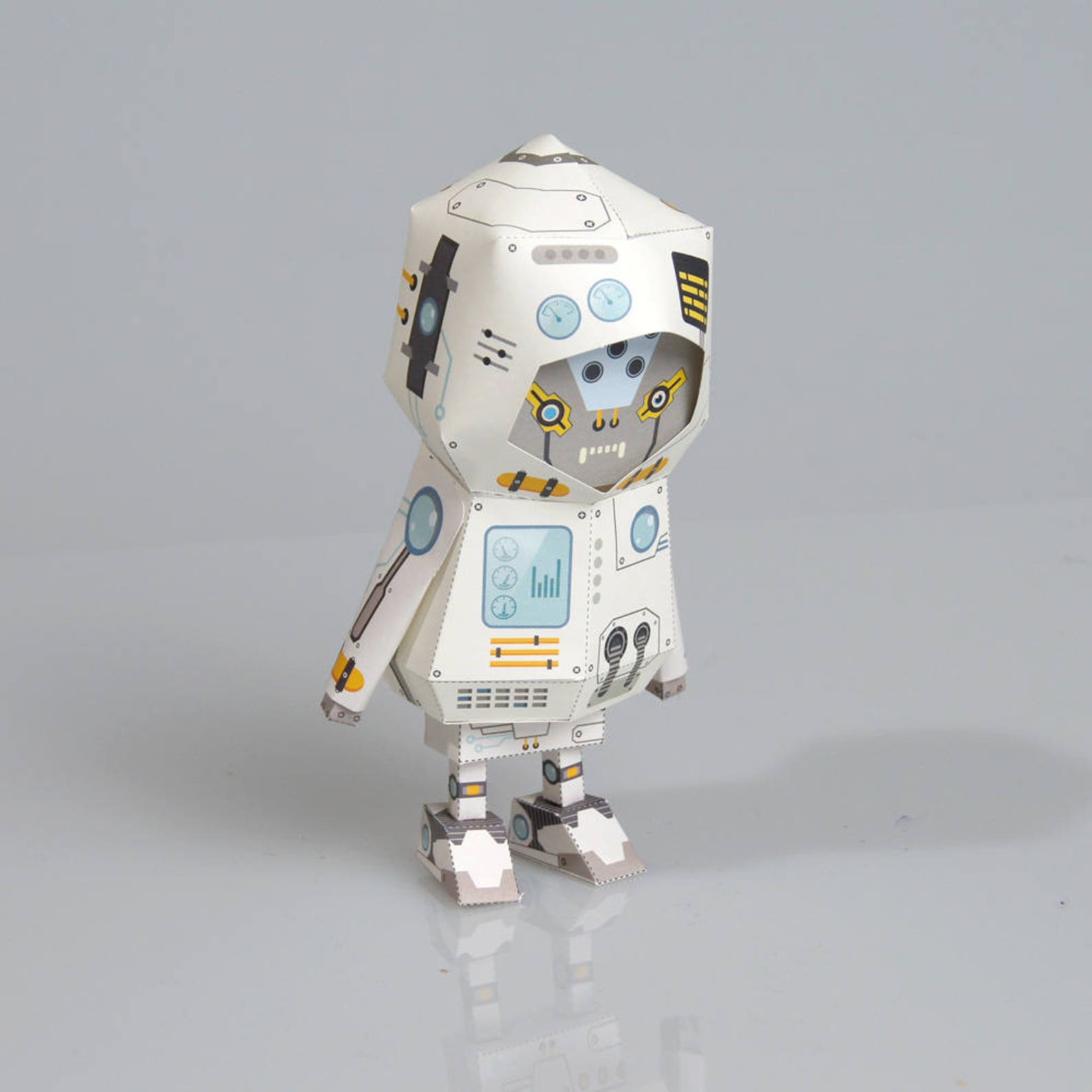 001_robot [ Paper Craft , Origami , Template Files , Digital Files ...