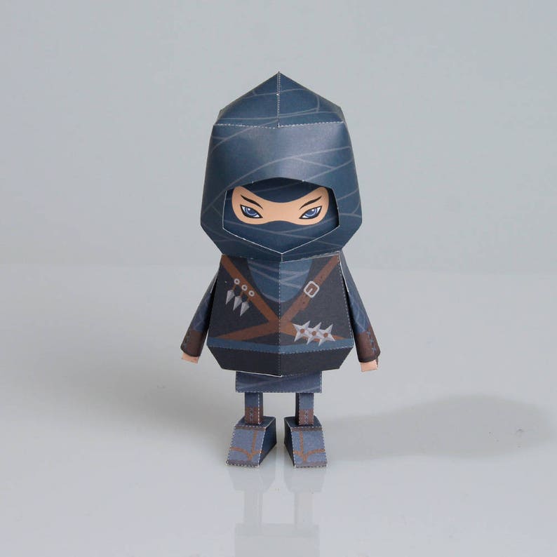 003_ninja Paper Craft , Origami , Template Files , Digital Files , PDF ...