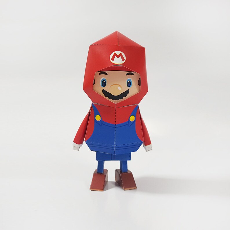 Super Mario Paper Craft Template Files Origami , Digital Files ...