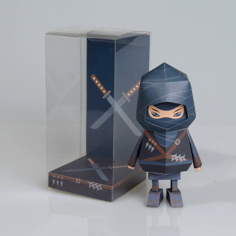 003_ninja [ Paper Craft , Origami , Template Files , Digital Files ...