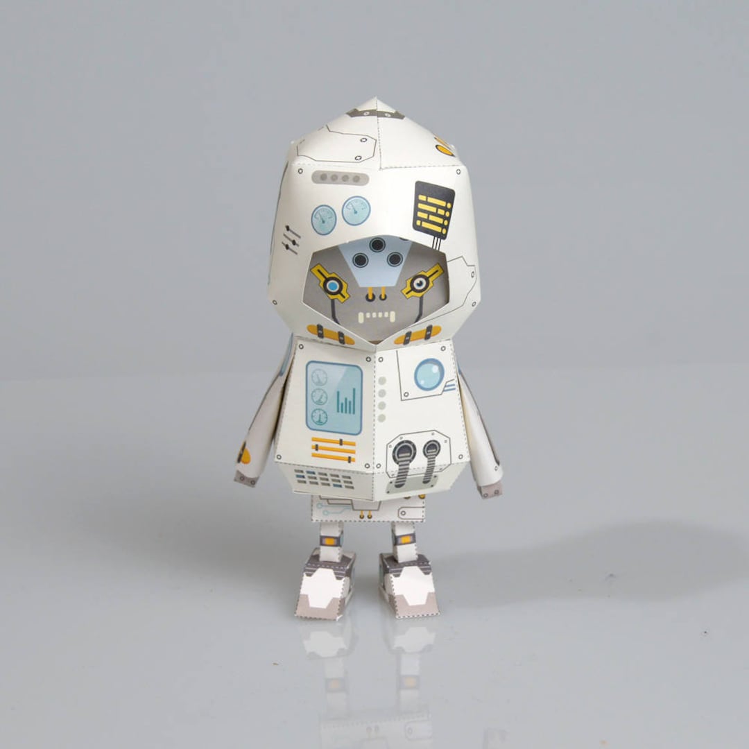 001_robot [ Paper Craft , Origami , Template Files , Digital Files ...
