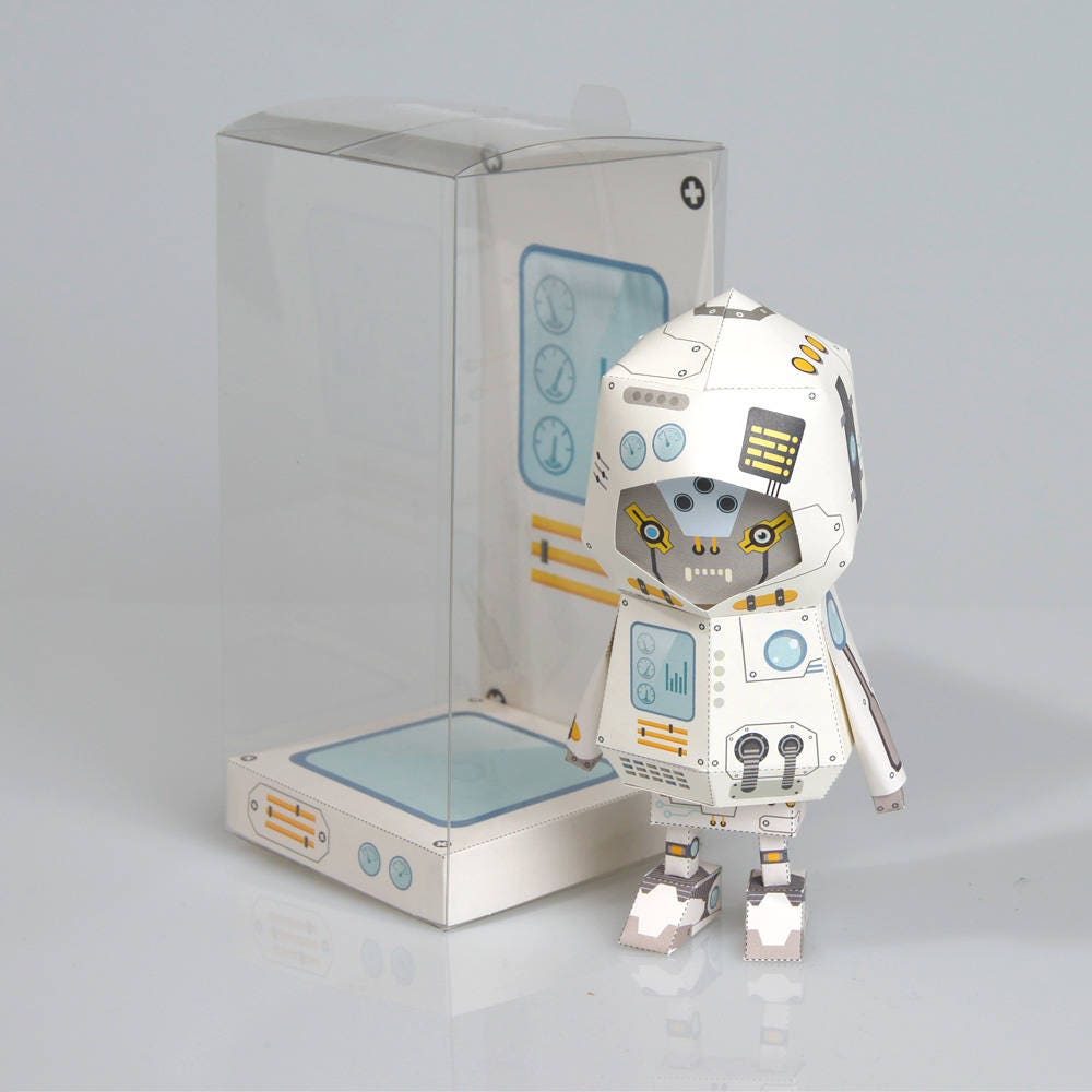 001_robot [ Paper Craft , Origami , Template Files , Digital Files ...