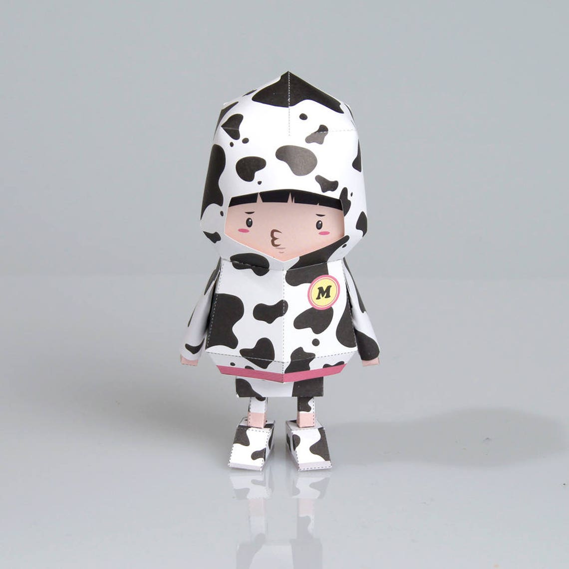 Milk Cow Paer Craft Toy Origami , Template Files , Paper Toy, Kids Diy ...