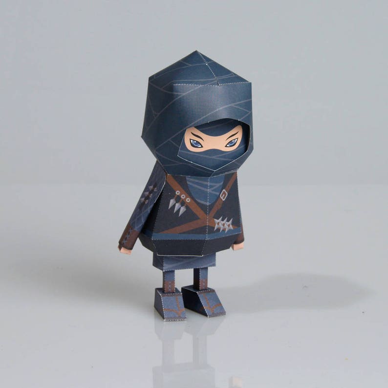 003_ninja Paper Craft Origami Template Files Digital - Etsy